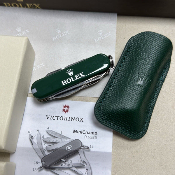 Rolex Victorinox Minichamp Swiss Army Pen Knife. Brand New Very Rare ...